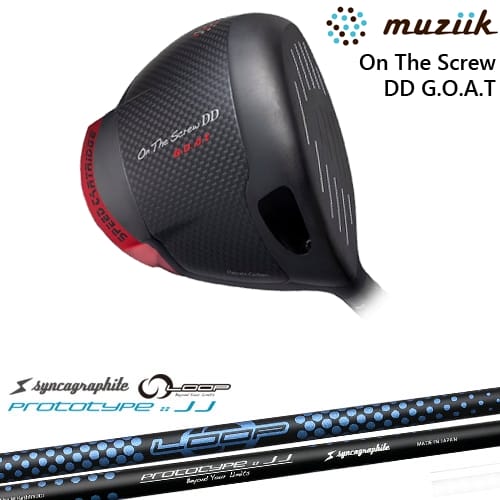 【楽天市場】【OVDカスタム】On The Screw DD G.O.A.T ドライバー[DW]ムジークMUZIIK LOOP PROTOTYPE ：： JJ シンカグラファイト：カスタム ...