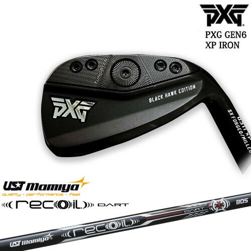 【楽天市場】【PXGならOVDGOLF！】PXG GEN6 0311 XP アイアン6本set(6-GW)BLACK HAWKブラックホーク [6G]Recoil DART リコイルダート ...