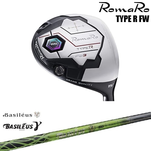 【楽天市場】【OVDカスタム】RomaRo Ray TYPE R FW フェアウェイウッド[FW]ロマロROMARO Basileus γ ...