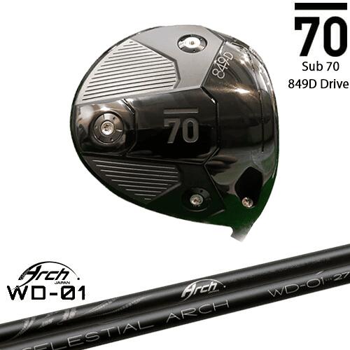 【楽天市場】Sub70 849Dドライバー[DW]サブセブンティsub70 For Driver WD-01 ARCH GOLF アーチゴルフ ...