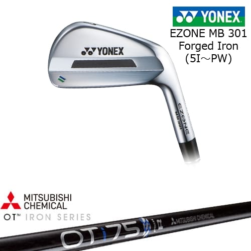 【楽天市場】【岩井ツインズ】EZONE MB301 フォージドアイアン6本セット(5I-PW)[5P]ヨネックスYONEX OT iron 三菱ケミカル：カスタムクラブ工房 OVDGOLF