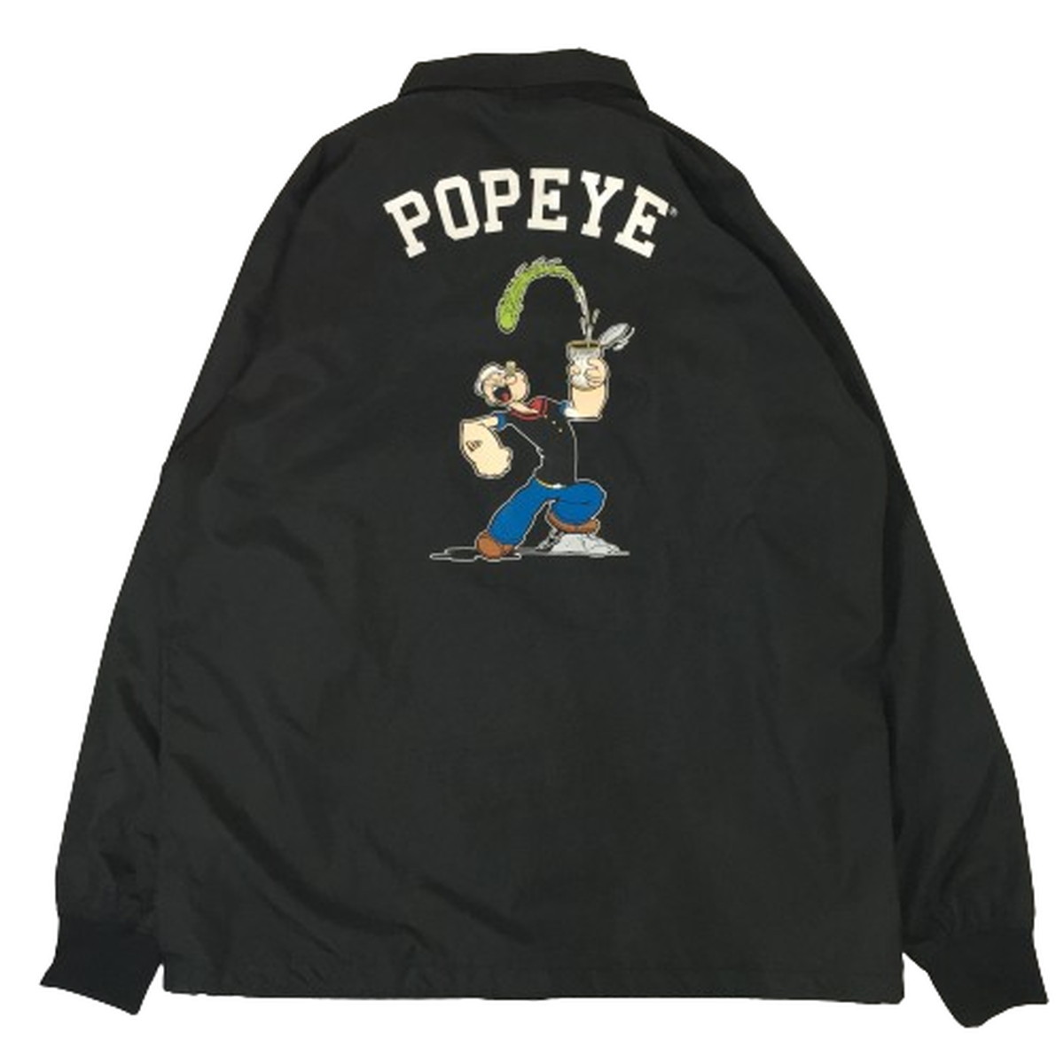 【楽天市場】NEW ERA POPEYE ニューエラ ポパイ コーチジャケット ブラック Coach Jacket 黒 XXL 【中古】【A1 ...