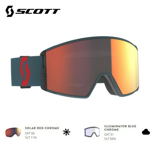 【楽天市場】スコット SCOTT ゴーグル リアクト SCO GOGGLE REACT (NEON RED/ARUBA GREEN ...