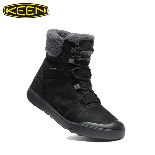 【楽天市場】キーン KEEN エル ウィンター ブーツ ウォータープルーフ ELLE WINTER BOOT WP (Black/Black ...