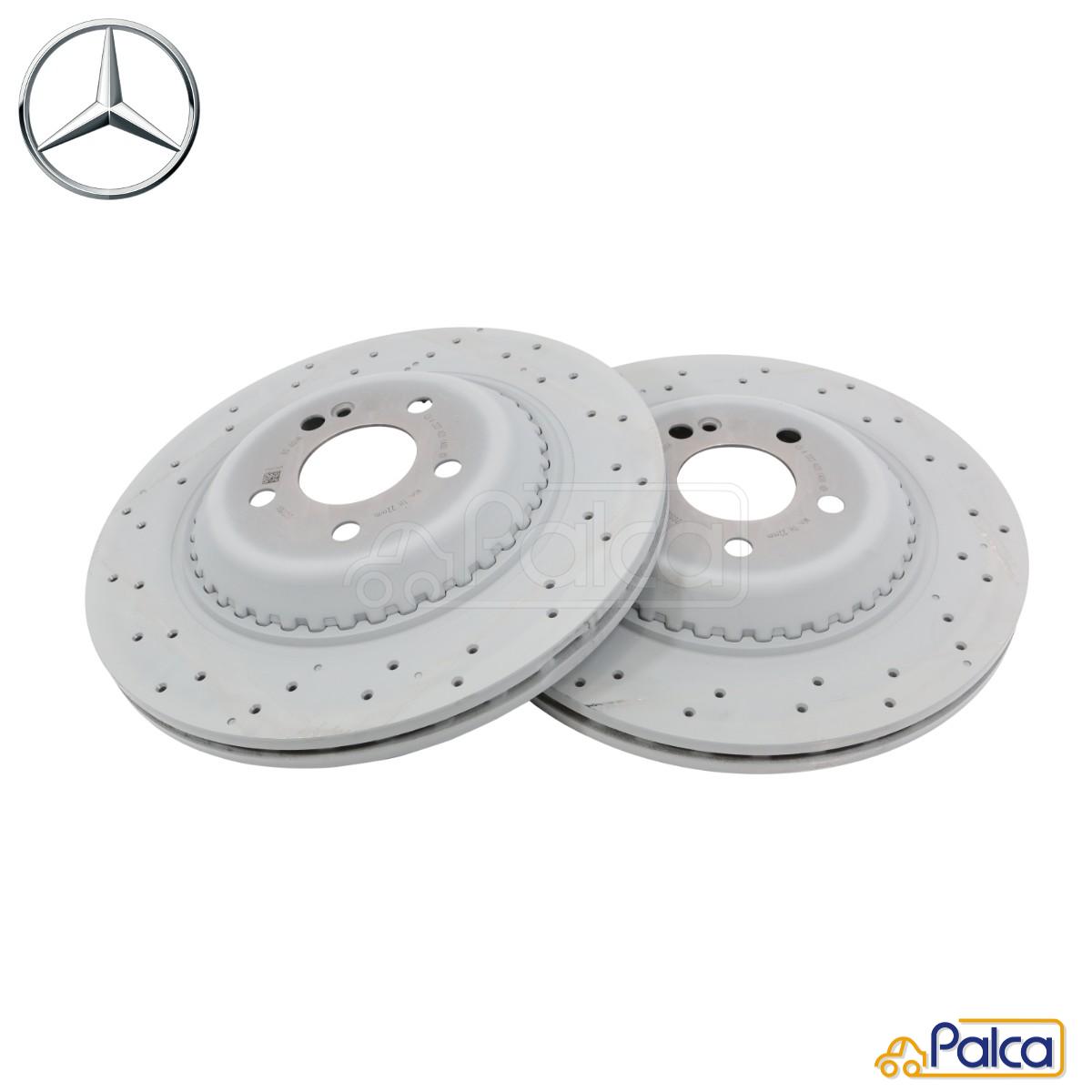 【楽天市場】メルセデス ベンツ リアブレーキローター 2枚 AMGスポーツパッケージ装着車両用| Sクラス/W222 | Sクラスクーペ ...