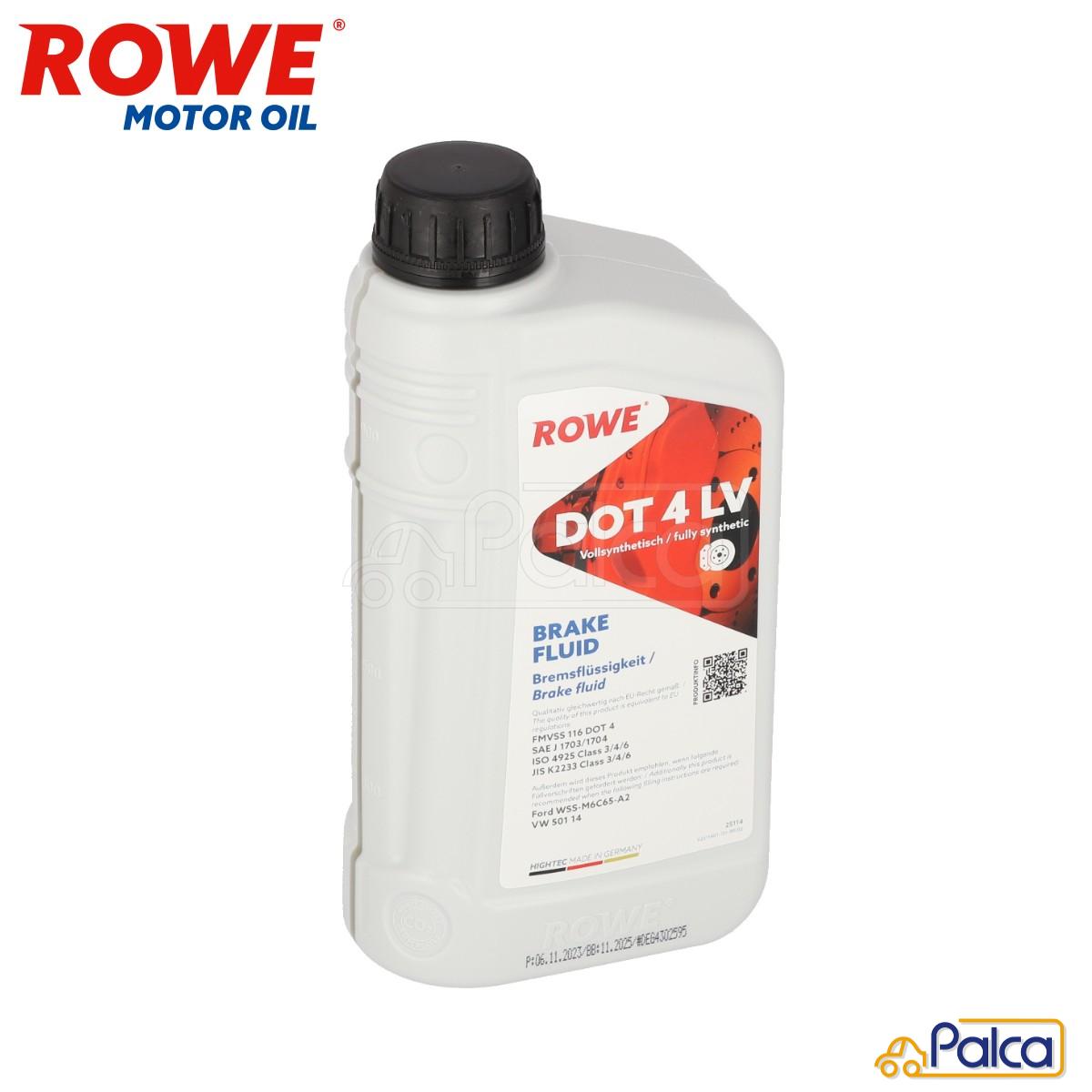 【楽天市場】ブレーキフルード HIGHTEC BRAKE FLUID DOT 4 LV 1L| 低粘性 | ROWE製：パーツのパルカ 楽天市場店