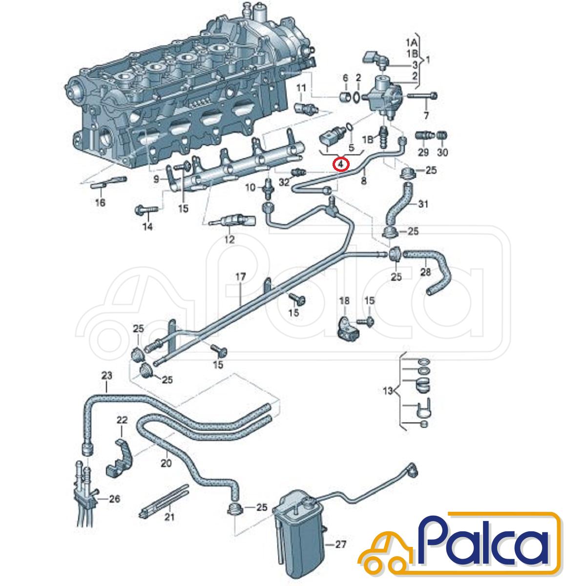 【楽天市場】【あす楽】VW フューエルプレッシャーセンサー 低圧側| ゴルフ5/1KAXW 1KBLX GTI,1KAXX,1KBYD ...