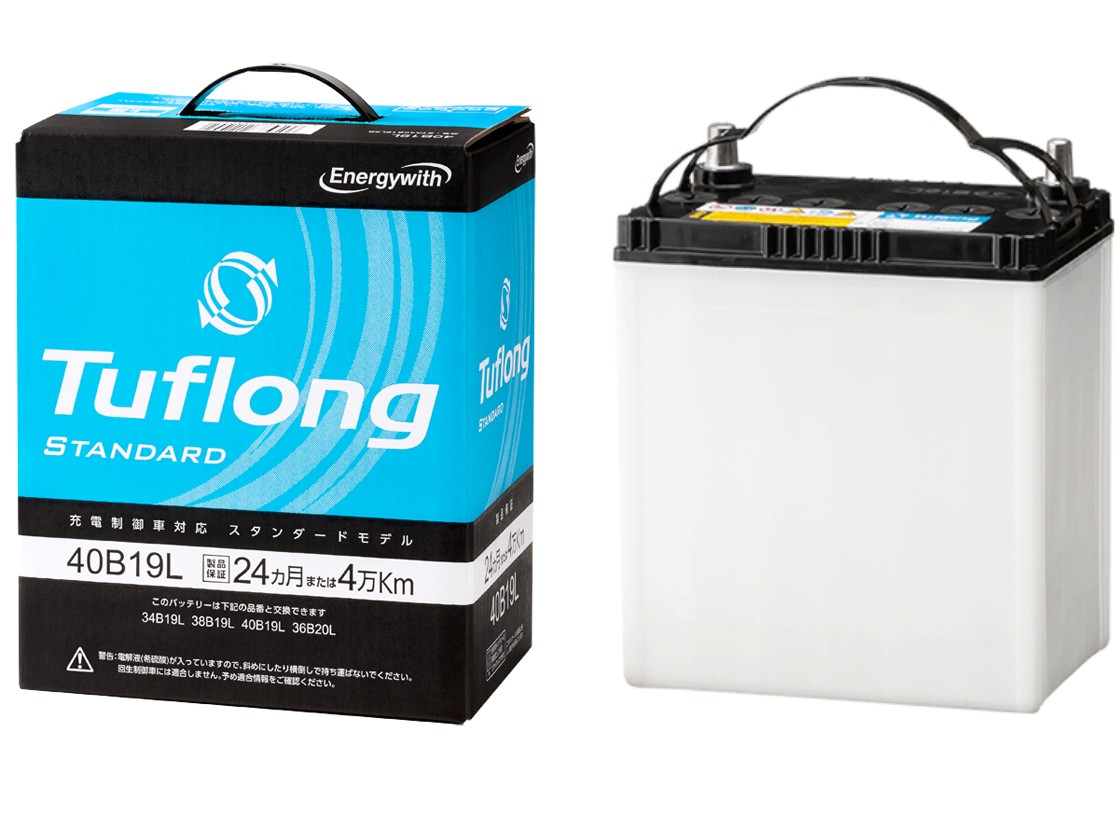 【楽天市場】当日発送 STA 40B19L （36B19L、38B19L、40B19L等にも） Tuflong タフロング STANDARD 充電制御車対応：パーツランドBANZAI