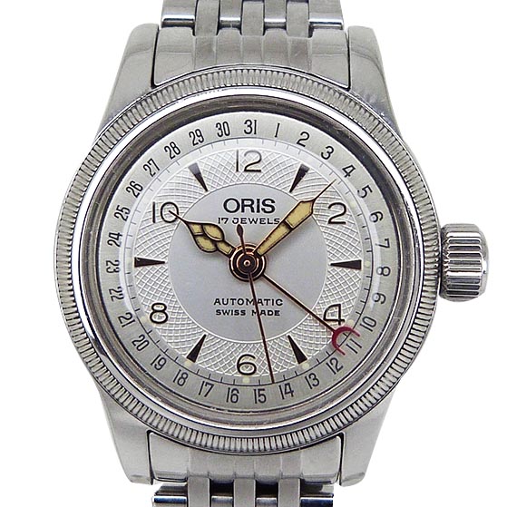 【楽天市場】オリス【ORIS】 584 7550 4061 M ビッグクラウン ポインターデイト レディース【中古】：PLUS ONE