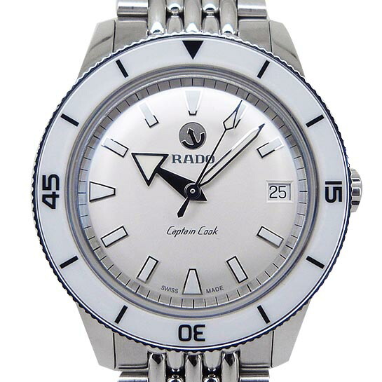 【楽天市場】ラドー【RADO】 R32500013 キャプテンクック オートマティック 37mm ボーイズ【中古】：PLUS ONE