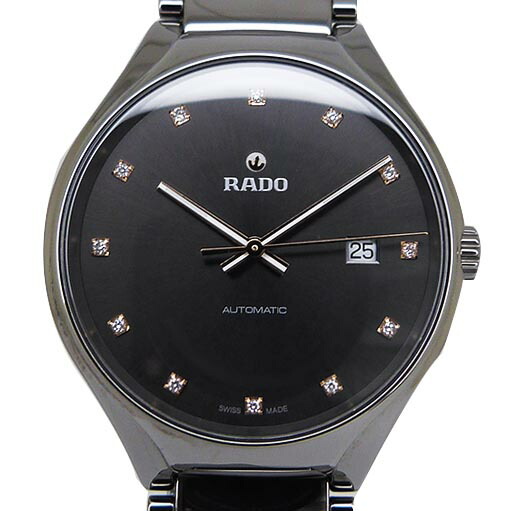 【楽天市場】ラドー【RADO】 R27057732 トゥルー オートマティック ダイヤモンズ グレー【未使用品】：PLUS ONE
