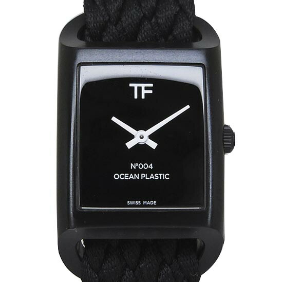 【楽天市場】トムフォード【TOM FORD】 TF0120249878 N.004 オーシャンプラスチック タイムピース ブラック QZ【未 ...