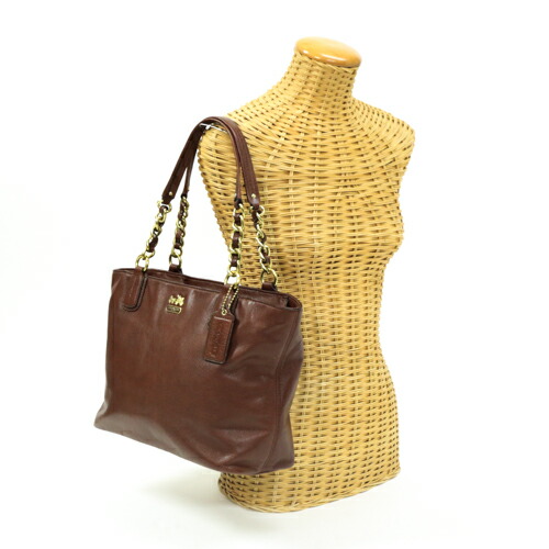 【楽天市場】コーチ COACH トートバッグ レザー 20466 肩掛け ビジネス 通勤 レディース メンズ ブラウン 中古 mac06209 ...