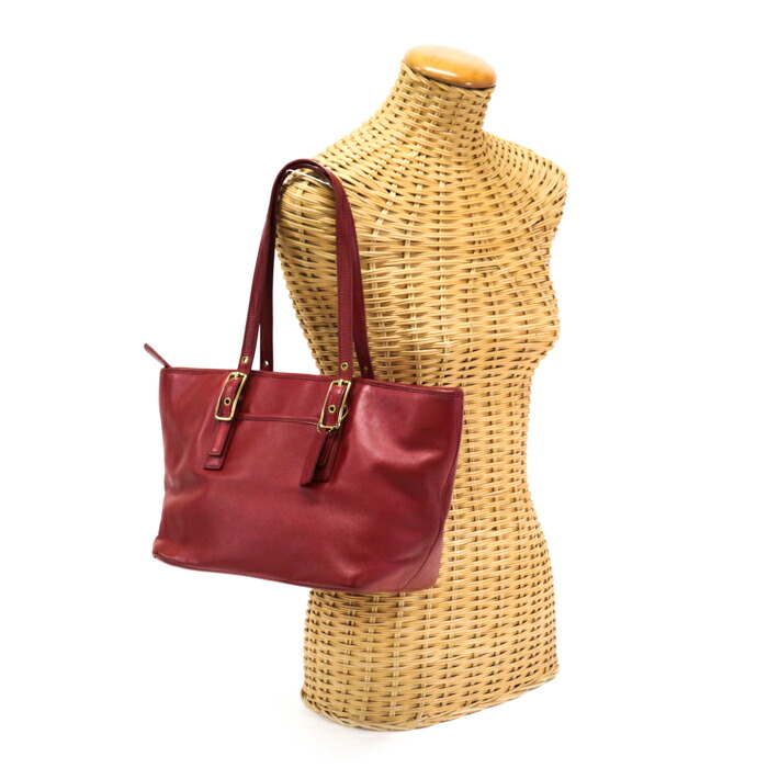 【楽天市場】コーチ COACH トートバッグ レザー 9847 オールドコーチ ハンドバッグ 手提げかばん ヴィンテージ レディース レッド ...