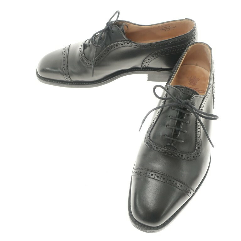 【楽天市場】【中古】トリッカーズ Trickers Belgrave 6143 セミブローグ ドレスシューズ ブラック【サイズ7】【BLK ...