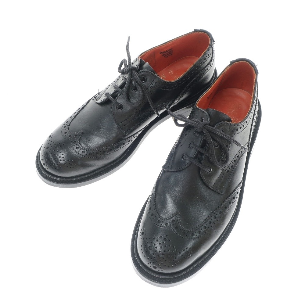 【楽天市場】【中古】トリッカーズ Tricker's ANNE ウィングチップ ドレスシューズ ブラック【サイズ6-4】【BLK】【S/S/A ...