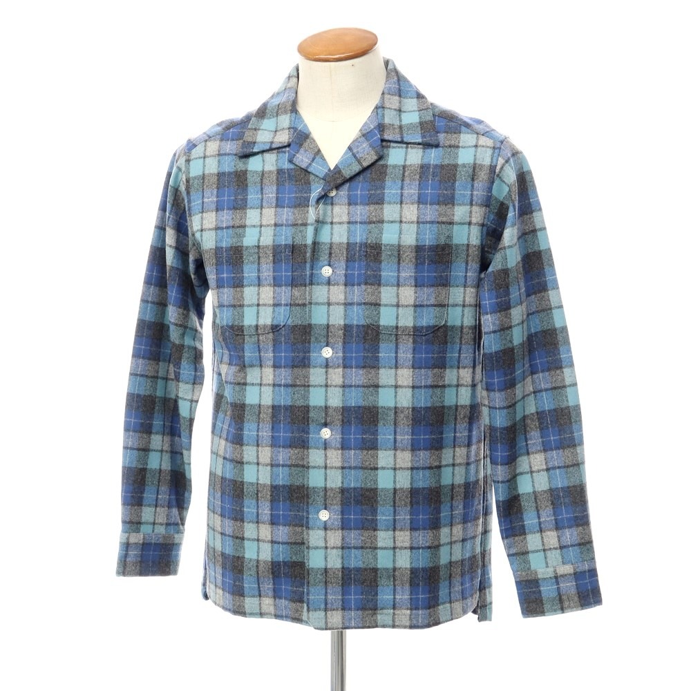【楽天市場】【中古】ペンドルトン PENDLETON URBAN RESEARCH DOORS別注 ウール チェック オープンカラー ...