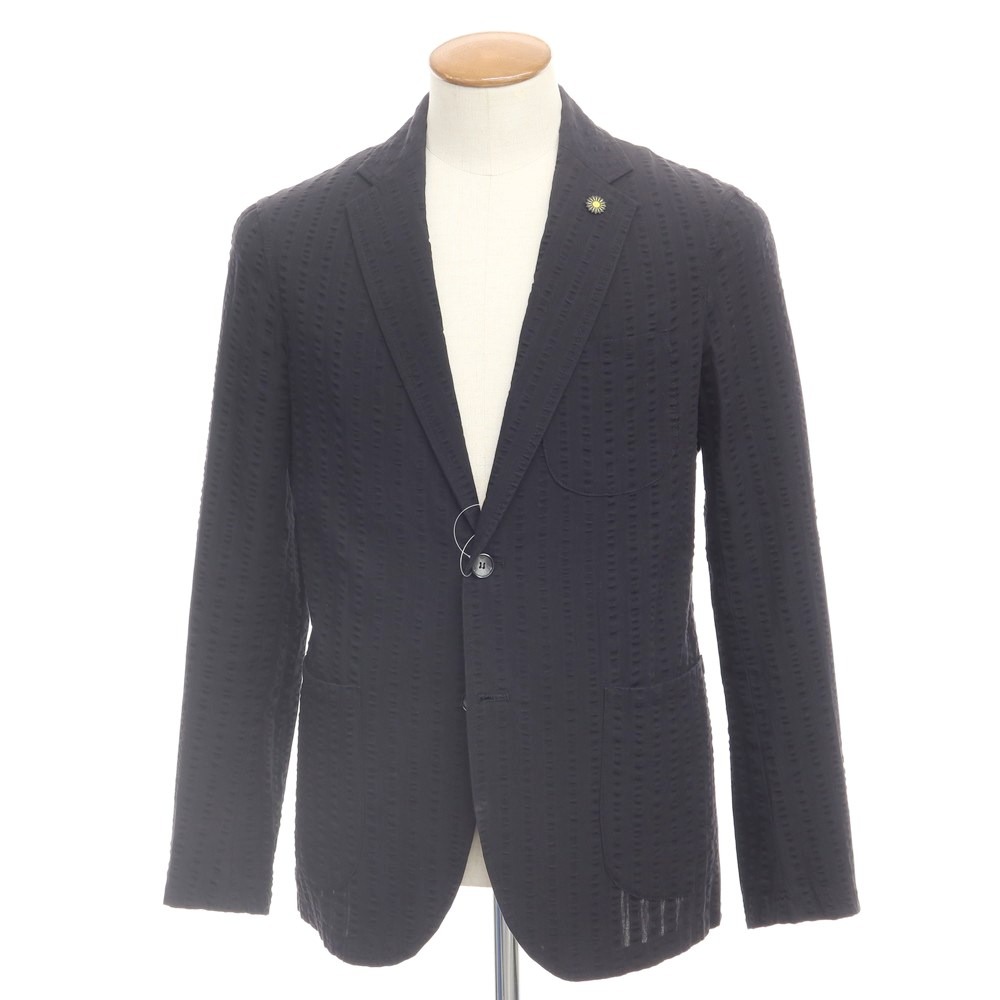 【楽天市場】【中古】ジャンネット giannetto コットン 2B カジュアルジャケット ブラック【サイズ46】【BLK】【S/S】【状態ランクC】【メンズ】【769686】：リタリオリブロ