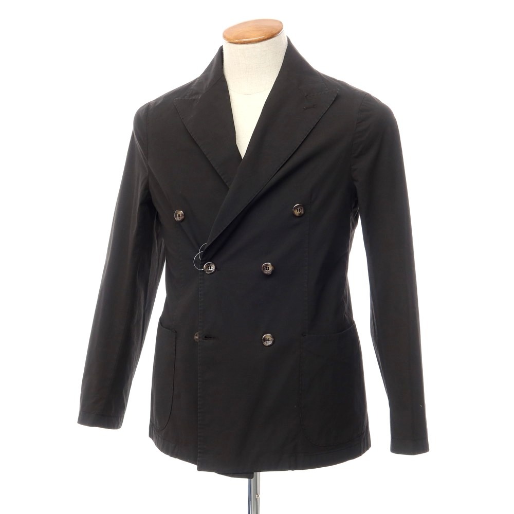 【楽天市場】【新品】バグッタ Bagutta ストレッチコットン ダブル 6B カジュアルジャケット ブラック【サイズ48】【BLK】【S/S ...