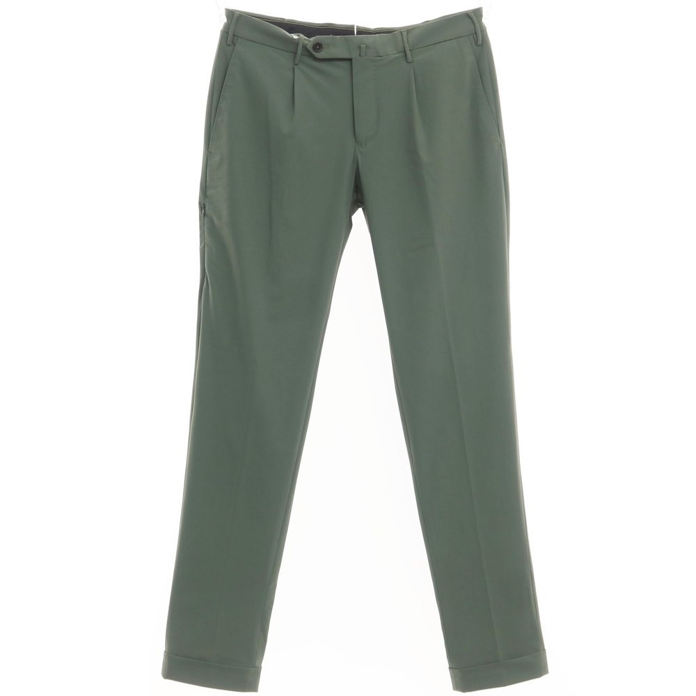 【楽天市場】【中古】ピーティーゼロウーノ PT01 KULT BETA ポリエステル ストレッチ カジュアルスラックス パンツ セージグリーン系【サイズ48】【GRN】【S/S】【状態ランクA ...