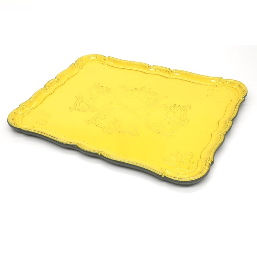 【楽天市場】【新品】アールアンドディー ラボ R+D. LAB SARA ウッドトレイ イエローxウォームグレー【サイズL】【YEL】【S/S/A/W】【状態ランクN】【ユニセックス ...