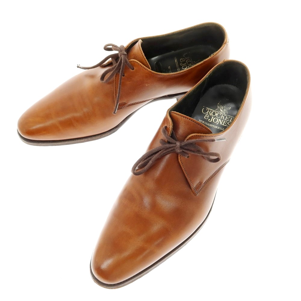 【楽天市場】【中古】クロケットアンドジョーンズ CROCKETT&JONES CRAWLEY プレーントゥ ドレスシューズ ブラウン【サイズ6 ...
