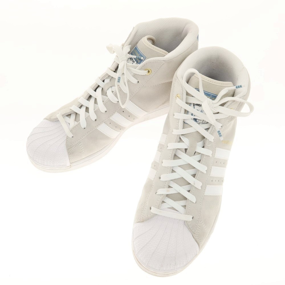 【楽天市場】【中古】アディダス adidas PRO MODEL RICHARD ANGELIDES スエード スニーカー ライトグレー ...