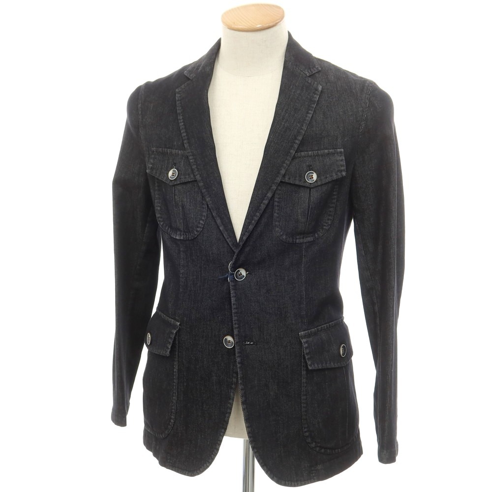 【楽天市場】【新品】ジャンネット giannetto ストレッチデニム カジュアルジャケット ブラック系【サイズ44】【BLK】【S/S】【状態ランクN】【メンズ】【749674】：リタリオリブロ
