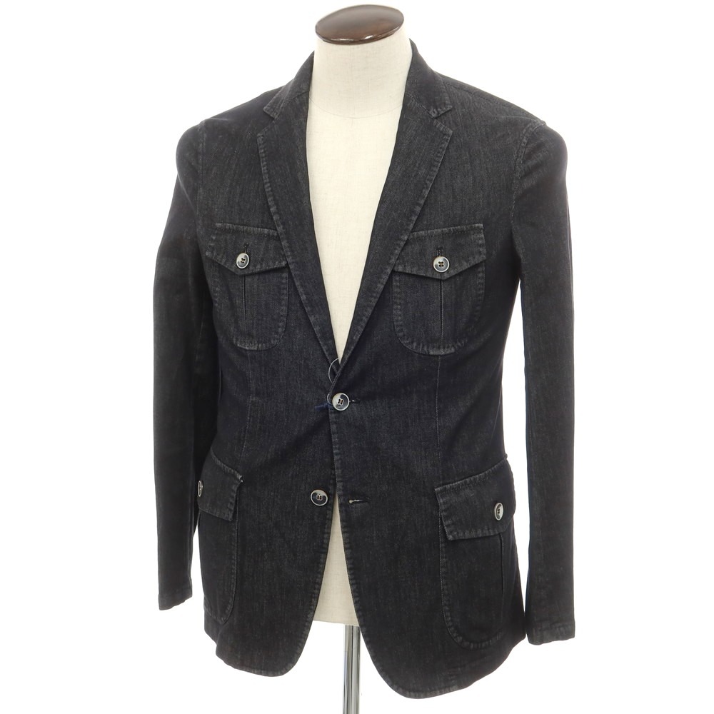 【楽天市場】【新品】ジャンネット giannetto ストレッチデニム カジュアルジャケット ブラック系【サイズ50】【BLK】【S/S】【状態ランクN】【メンズ】【749674】：リタリオリブロ