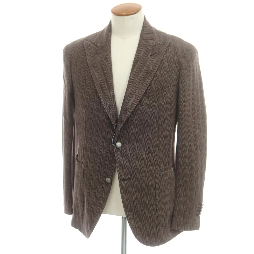 【楽天市場】【新品アウトレット】バルバ BARBA Dynamic Jacket ジャージーウールコットン テーラードジャケット ブラウン系【サイズ48】【A/W】【状態ランクN-】【メンズ ...