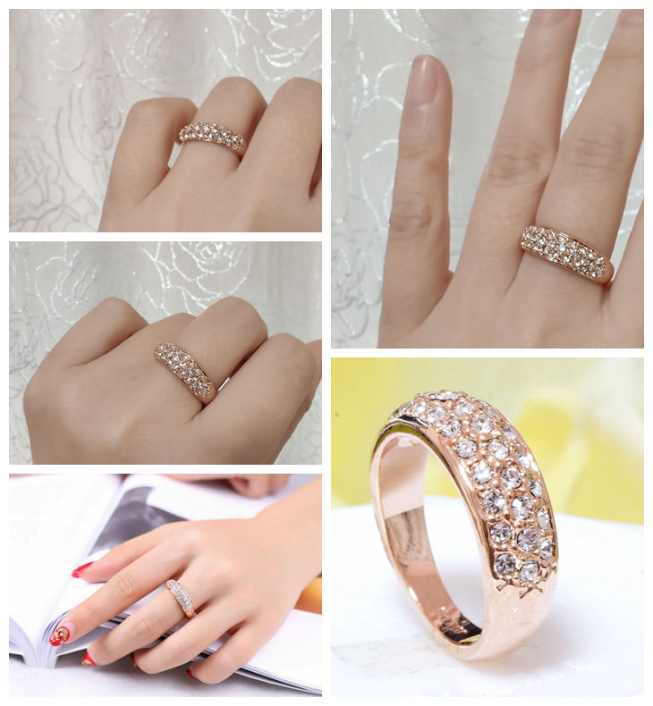 【楽天市場】18K 指輪 RGP ゴールド ダイヤ CZ Narrow Band Ring リング gu1105e：RainbowRabbit