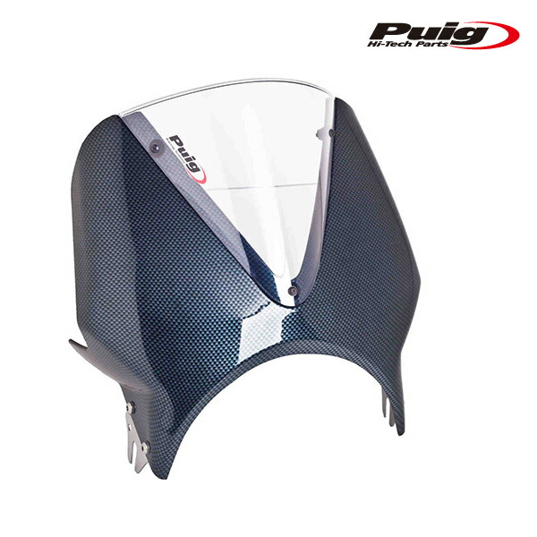 【楽天市場】Puig 003CW WINDSHIELD VISION BIKINI COWL [CARBON PRINT/CLEAR] 汎用 ...
