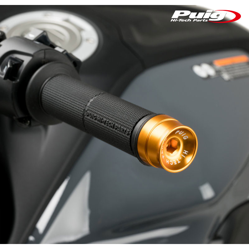 【楽天市場】Puig 21024O SHORT BAR ENDS WEIGHTS WITH RIM [GOLD] YAMAHA FZ1 ...