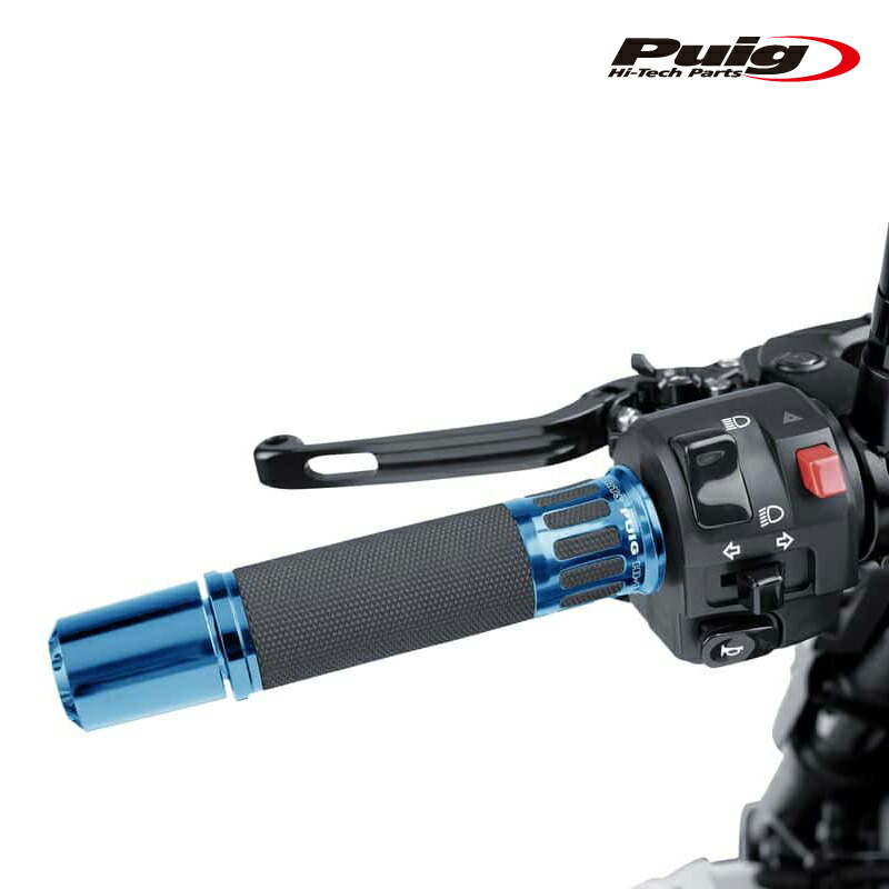 【楽天市場】Puig 5879A HI-TECH RADIKAL GRIPS [BLUE] 119mm 汎用 プーチ ラディカル グリップ ハンドルバーエンド：RAMBUTAN