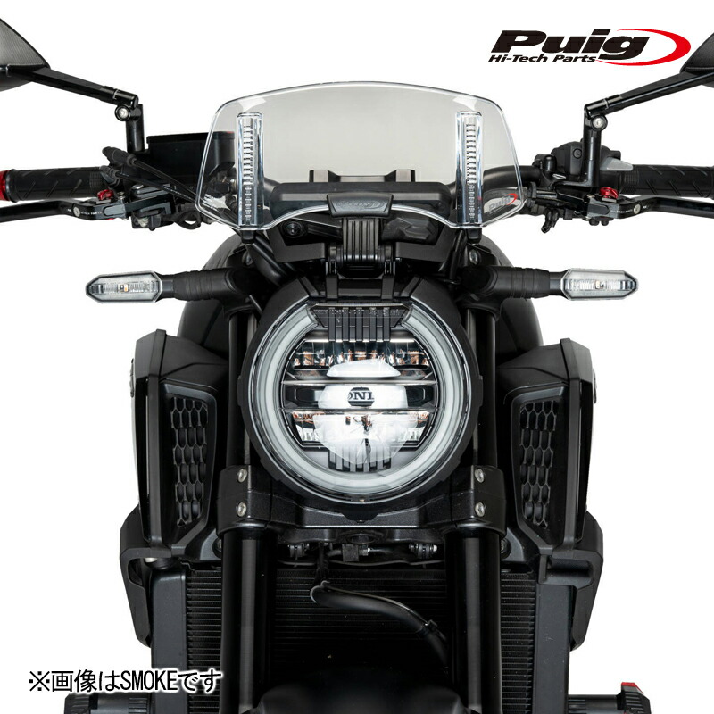 【楽天市場】Puig 21748W VISOR VERSATILE [CLEAR] HONDA CB650R NEO SPORTS CAFE (19-23) プーチ バイザー バーサタイル ...