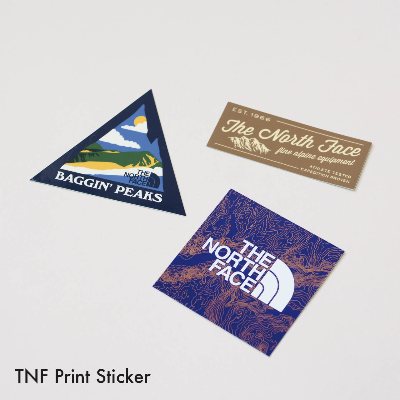 【楽天市場】THE NORTH FACE [ザ・ノース・フェイス] TNF Print Sticker [NN32348] TNFプリント ...