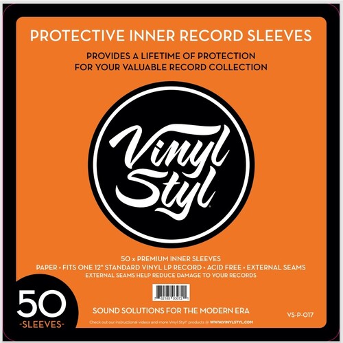 【楽天市場】Vinyl Styl Protective Inner Record Sleeves (White) - 12インチ 50 ...