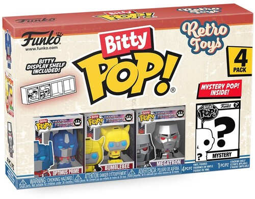 【楽天市場】[ファンコ] FUNKO Bitty POP!: Retro Toys - Transformers 4-Pack ...