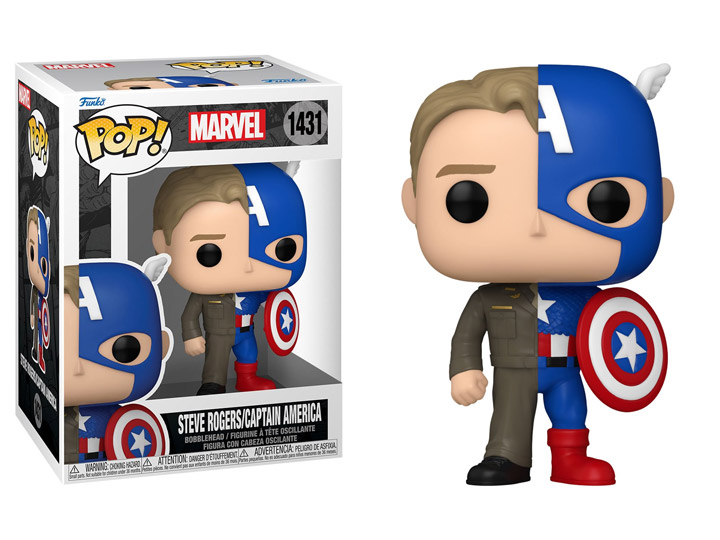 【楽天市場】[ファンコ] FUNKO POP! Marvel: Marvel Comics: Split - Steve Rogers ...