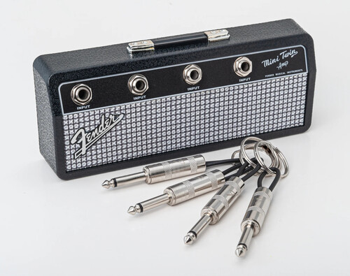 【楽天市場】Pluginz - Fender Jack Rack - Includes 4 Guitar Plug Keychains ...