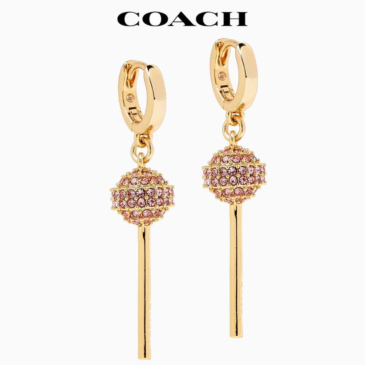 【楽天市場】コーチ ピアス レディース キャンディー ブランド ゴールド ビジュー バレンタイン キャッチ落ちない Coach：Rio Planet