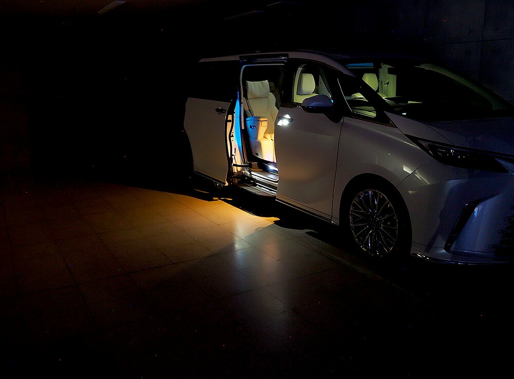 【楽天市場】ジュナック レディスト ウェルカムランプ レクサスLM500h JUNACK LEDIST WELCOME LAMP LUL-AW-LX01 LUL-AL-LX01：カーパーツ ライジング