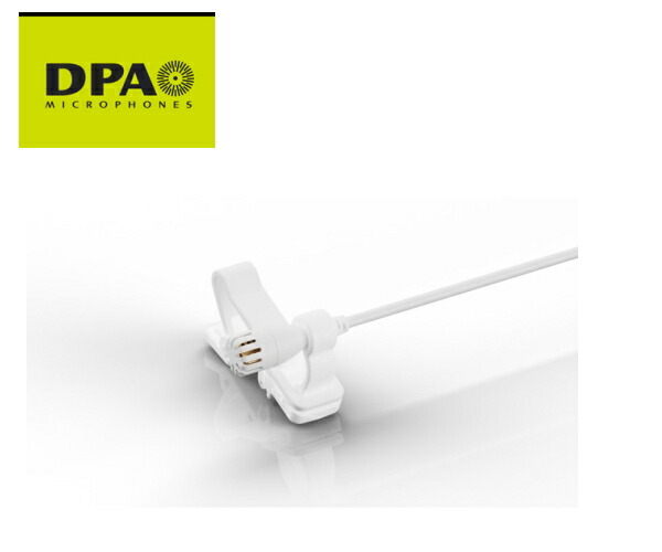 【楽天市場】DPA／2061-OL-C-W03-Acc（白/LEMO3ピン端子）ミニチュア・マイクロホン 無指向性 ラベリアマイク ピンマイク ...