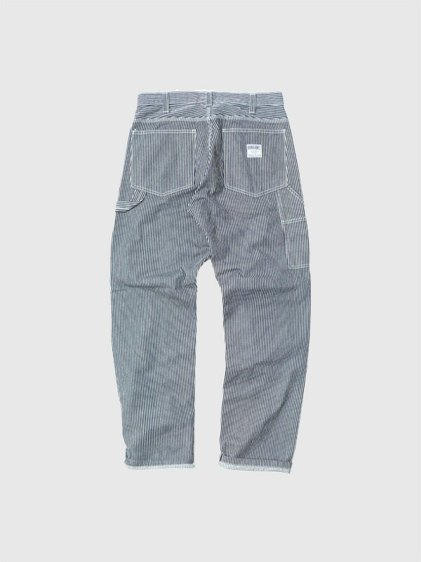 【楽天市場】KOJIMA GENES 児島ジーンズ ペインターパンツ メンズ レディース デニム ヒッコリー 大きいサイズ ゆったり 履きやすい トリプルステッチ スケールポケット ハンマー ...