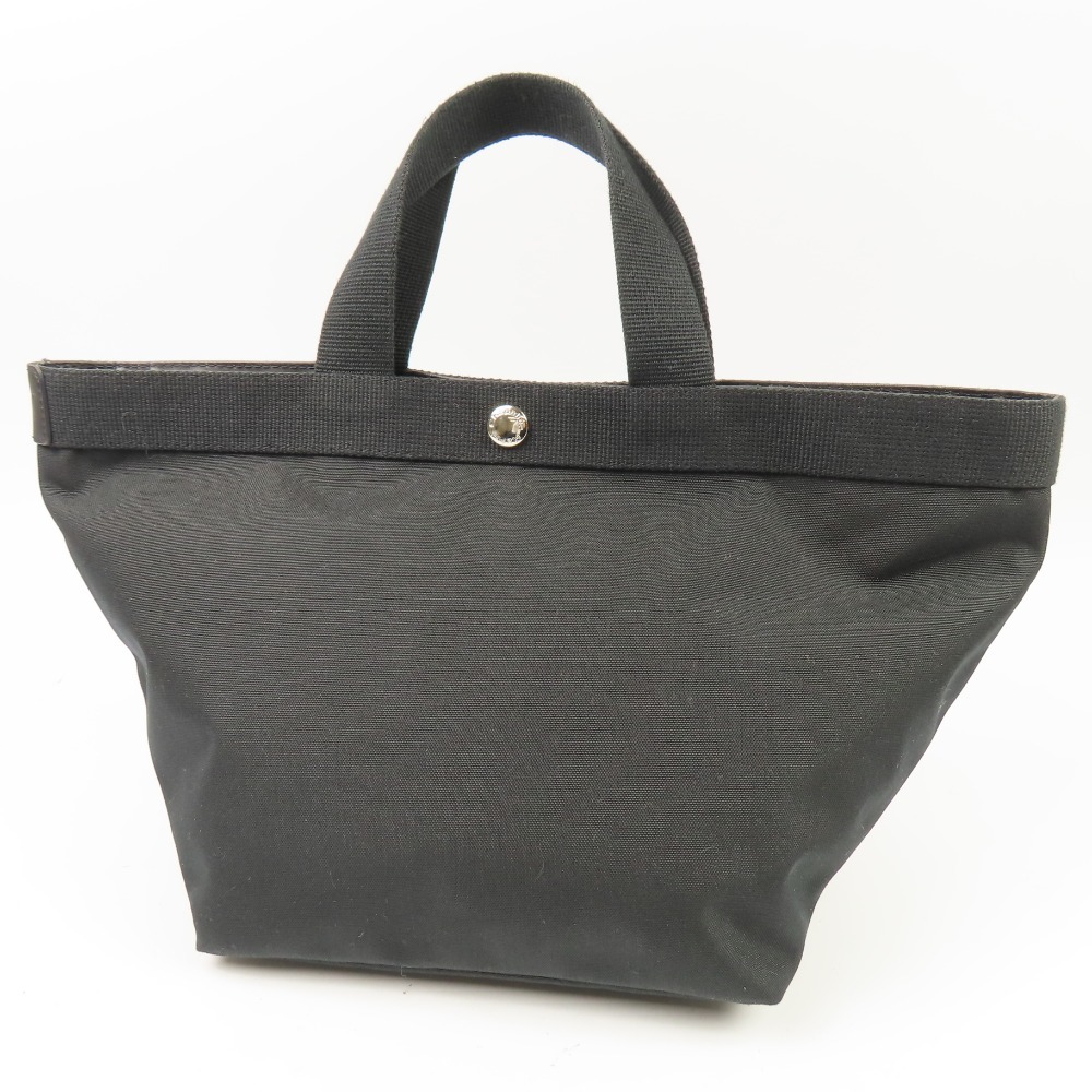 【楽天市場】エルベ・シャプリエ 舟形トート S ミニバッグ ハンドバッグ ナイロンキャンバス ブラック ユニセックス【中古】新品同様美品 本物 ...