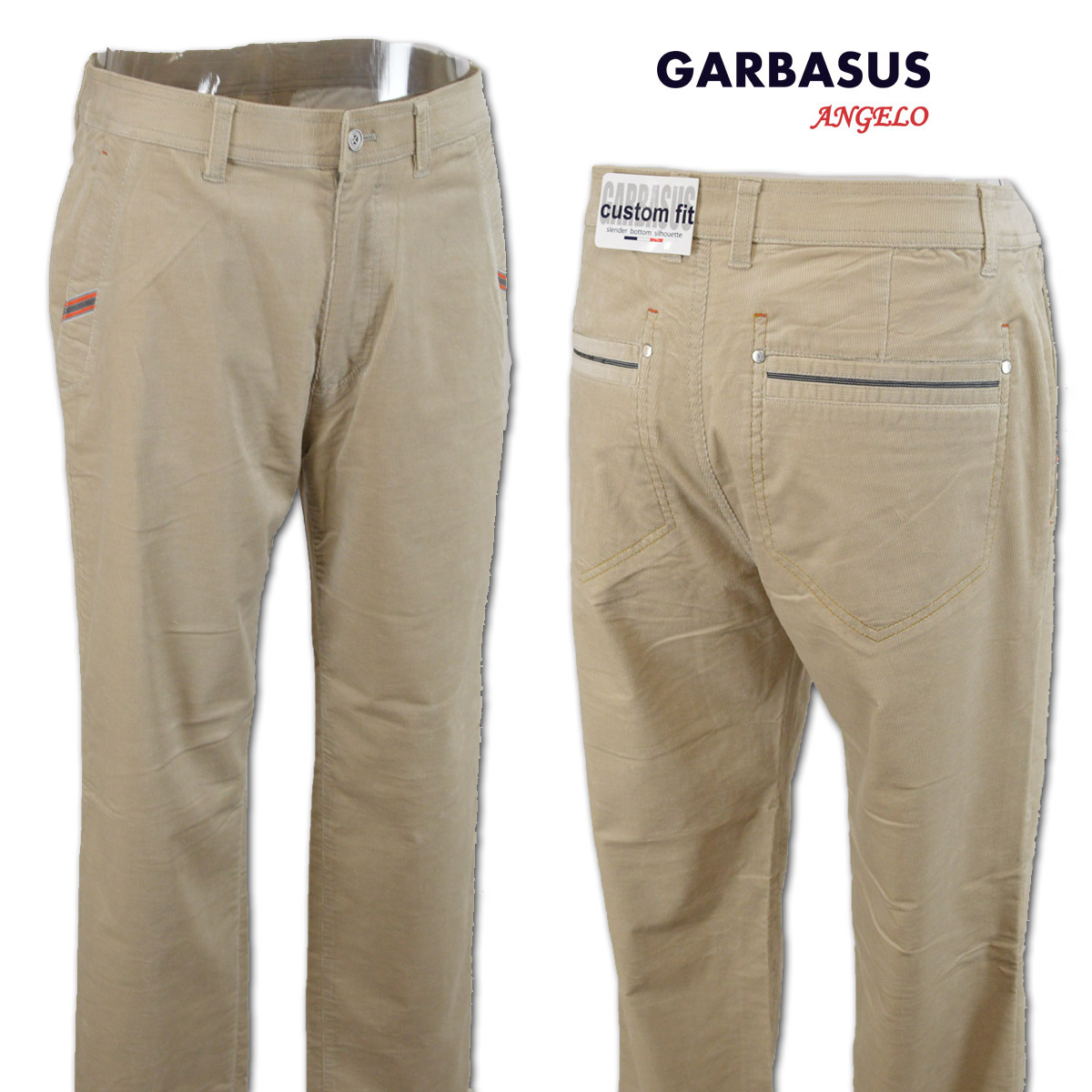 【楽天市場】アンジェロ ガルバス パンツ メンズ 秋冬用 ベージュ W82 W85 W88 W91 35-5302-03-27【 あす楽 送料無料 】 [ ANGELO GARBASUS ...