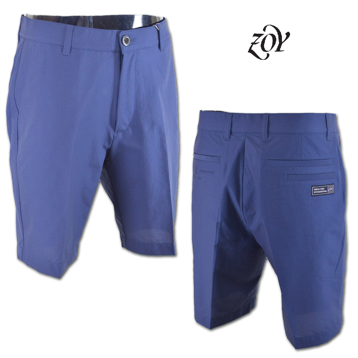 【楽天市場】ZOY ショートパンツ メンズ 春夏用 紺 W79 W82 W85 071442412-83【 あす楽 送料無料 】[ ゾーイ ゾイ ゴルフウェア ゴルフ 吸汗速乾 ストレッチ ...