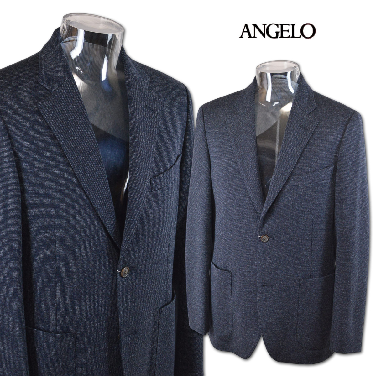 【楽天市場】アンジェロ ジャケット メンズ 秋冬用 紺 M L 45-4102-04-49【 あす楽 送料無料 】 [ ANGELO 長袖 ...