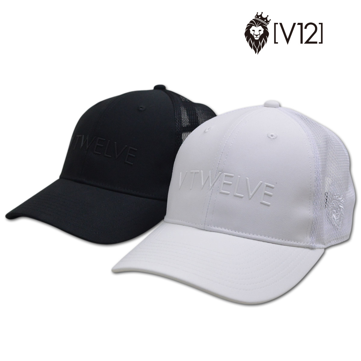 【楽天市場】V12 キャップ帽子 メンズ レディース 黒 白 v122510cp05【 あす楽 送料無料 】[ ヴィトゥエルヴ 帽子 キャップ ...