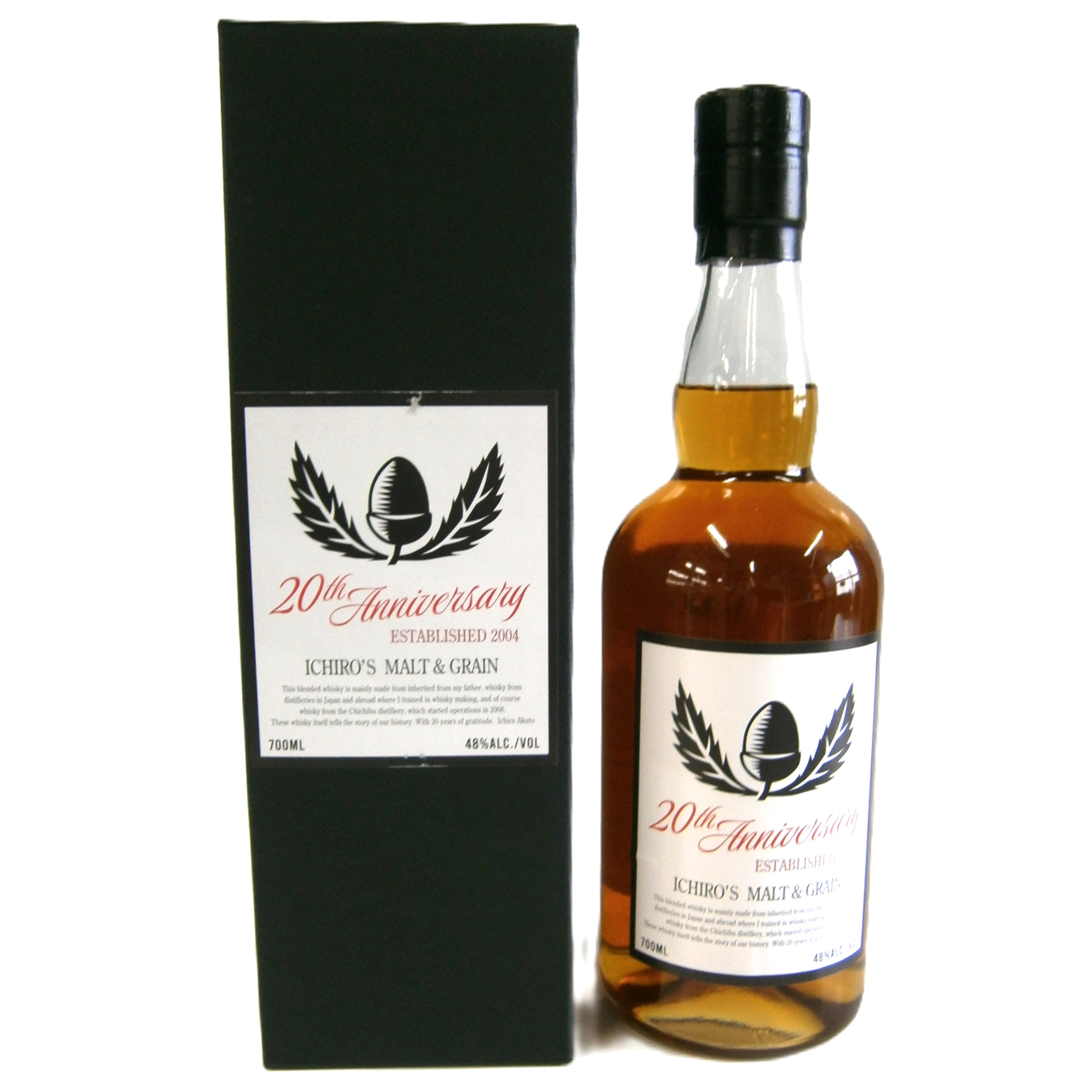【楽天市場】イチローズ モルト& グレーン 20th アニバーサリーエディション 48％ 700ml Ichiro’s Malt&Grain 20th Anniversary Edition ...